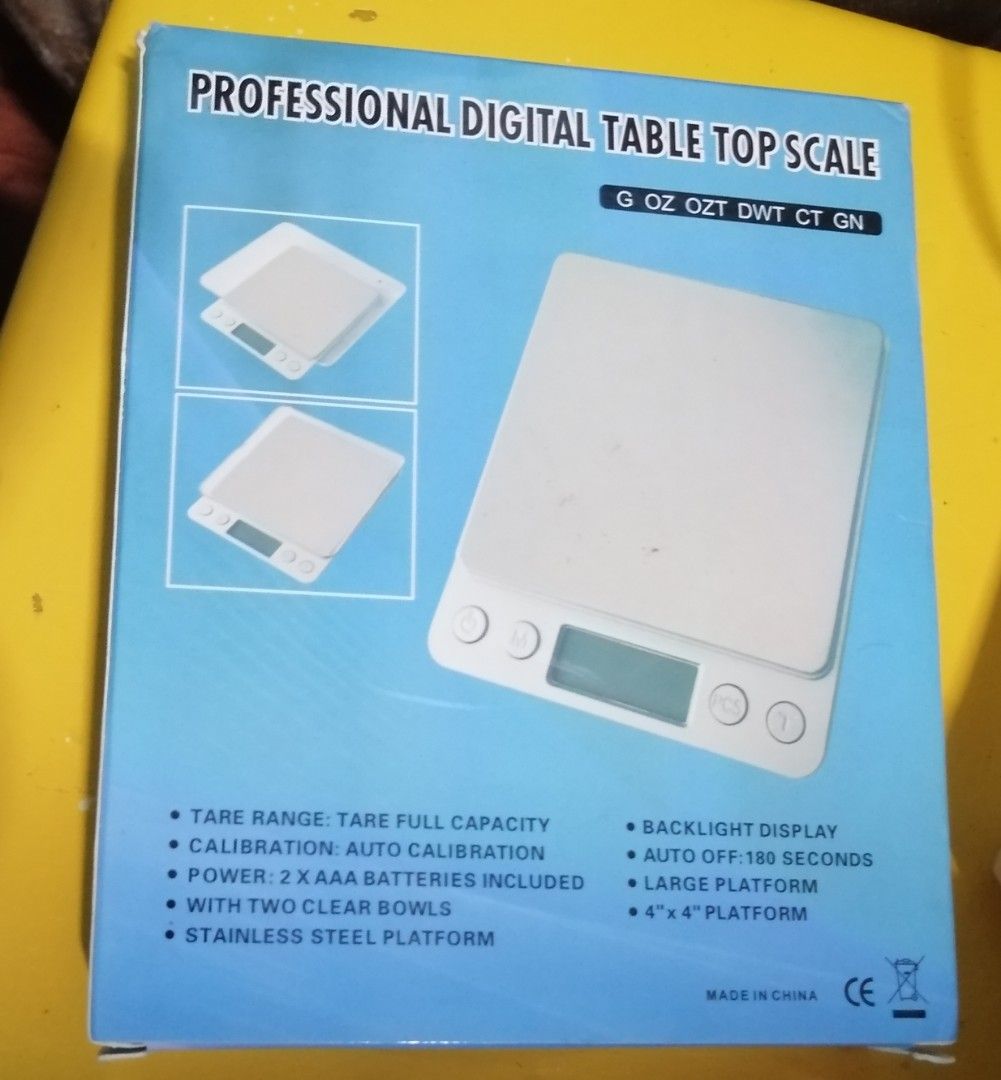 Professional Digital Table Top Scale, Health & Nutrition, Health ...