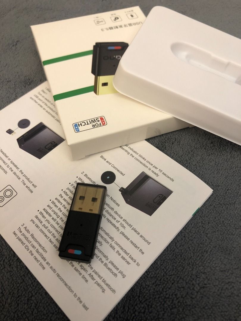 PS5 Bluetooth Ver.5.3 USB Audio Adapter for Connecting Headphones ...