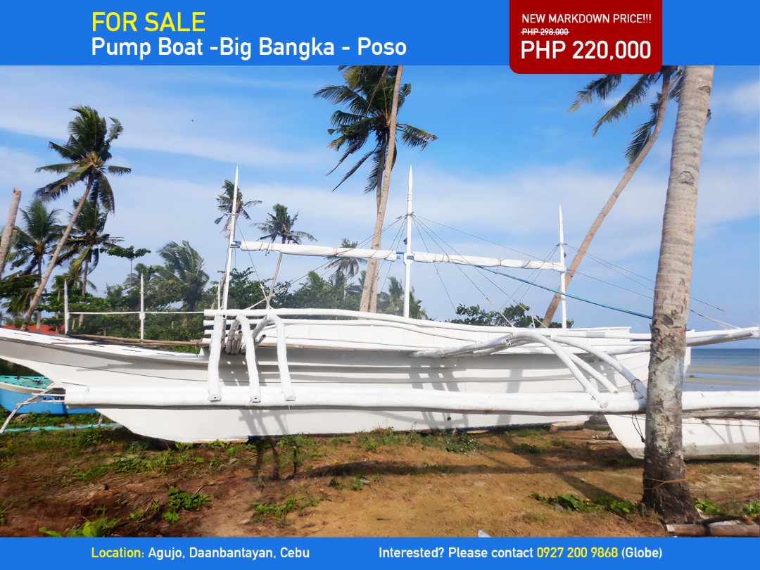 Pump Boat | Big Bangka | Poso - 4DR5 Engine on Carousell
