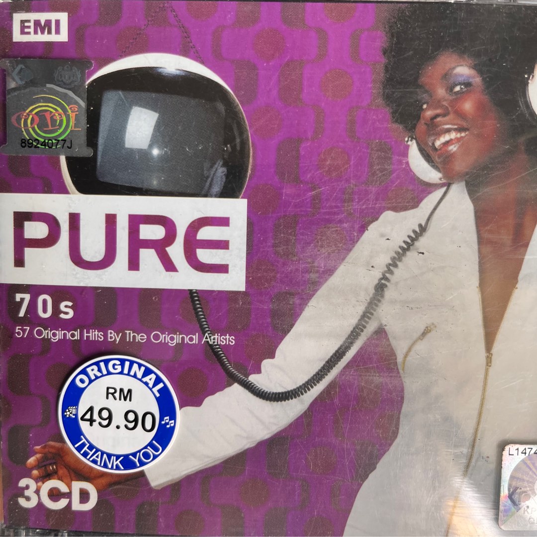 PURE 70s ORIGINAL HITS 3 CD set, Hobbies & Toys, Music & Media, CDs ...