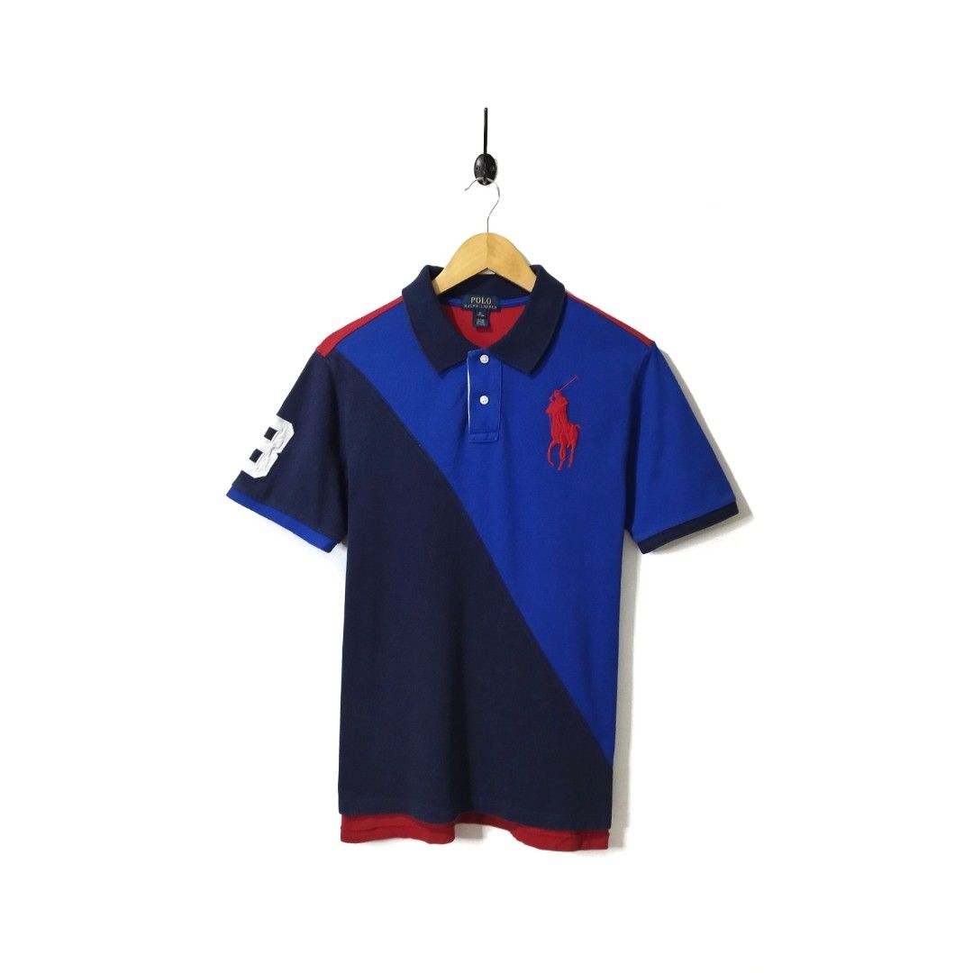 Ralph Lauren Tri-color Polo Shirt on Carousell