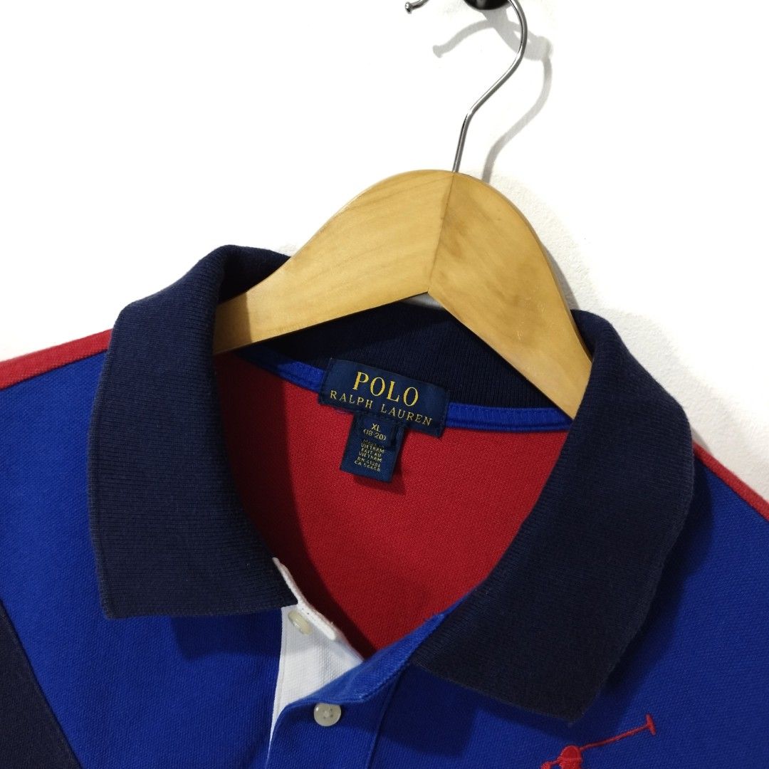 Ralph Lauren Tri-color Polo Shirt on Carousell