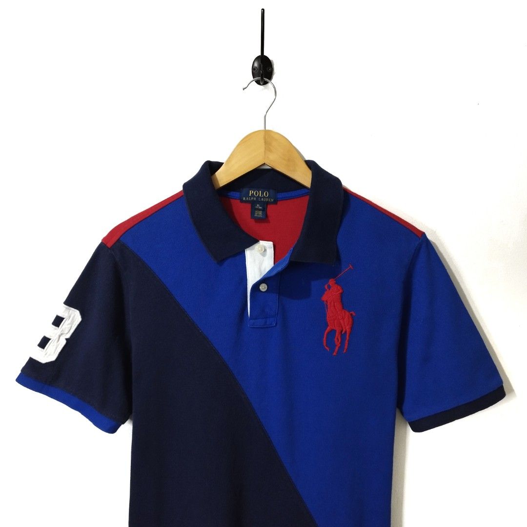 Ralph Lauren Tri-color Polo Shirt on Carousell