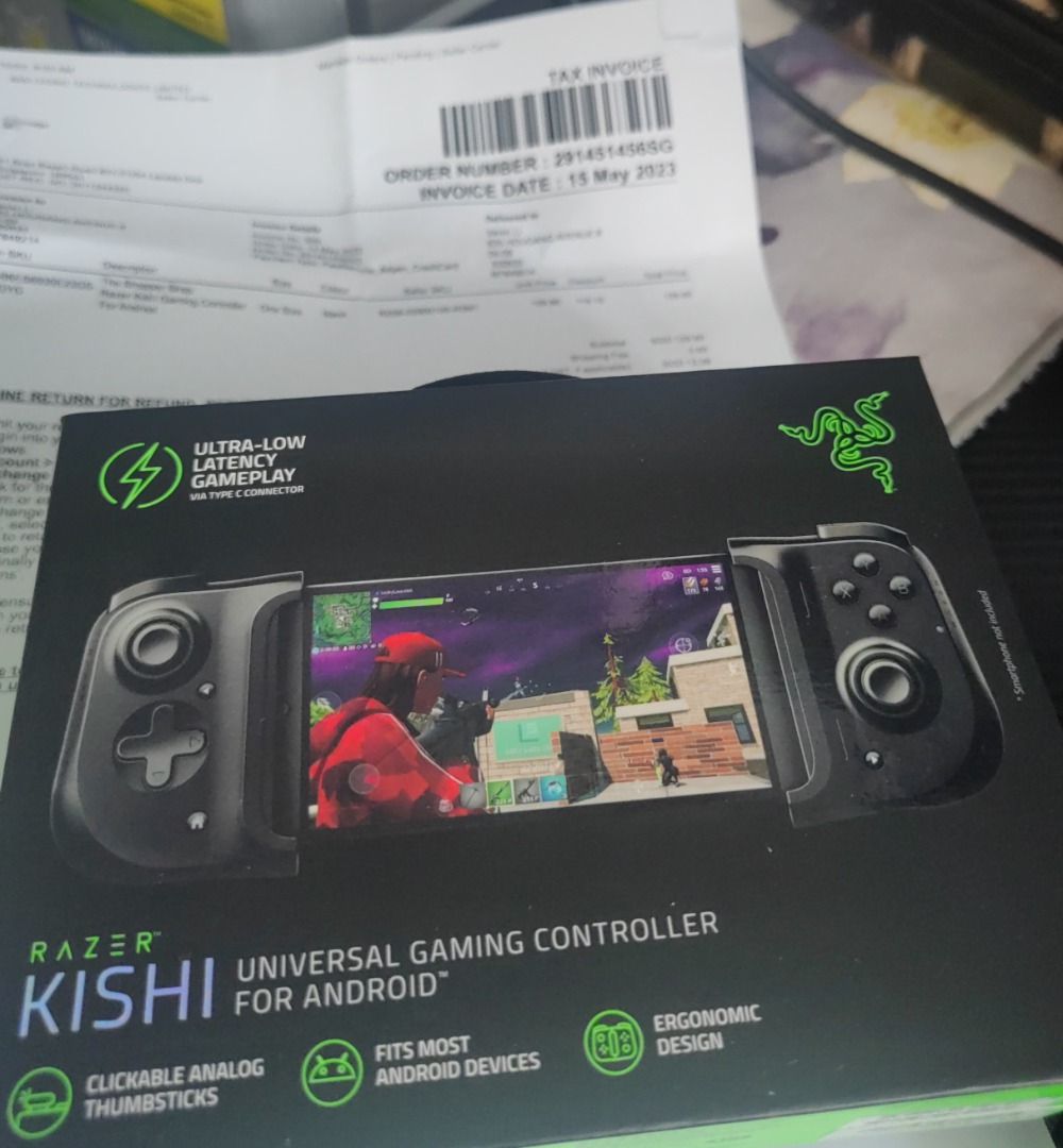 Razer Kishi Universal Gaming Controller for Android, Video Gaming, Gaming Accessories ...