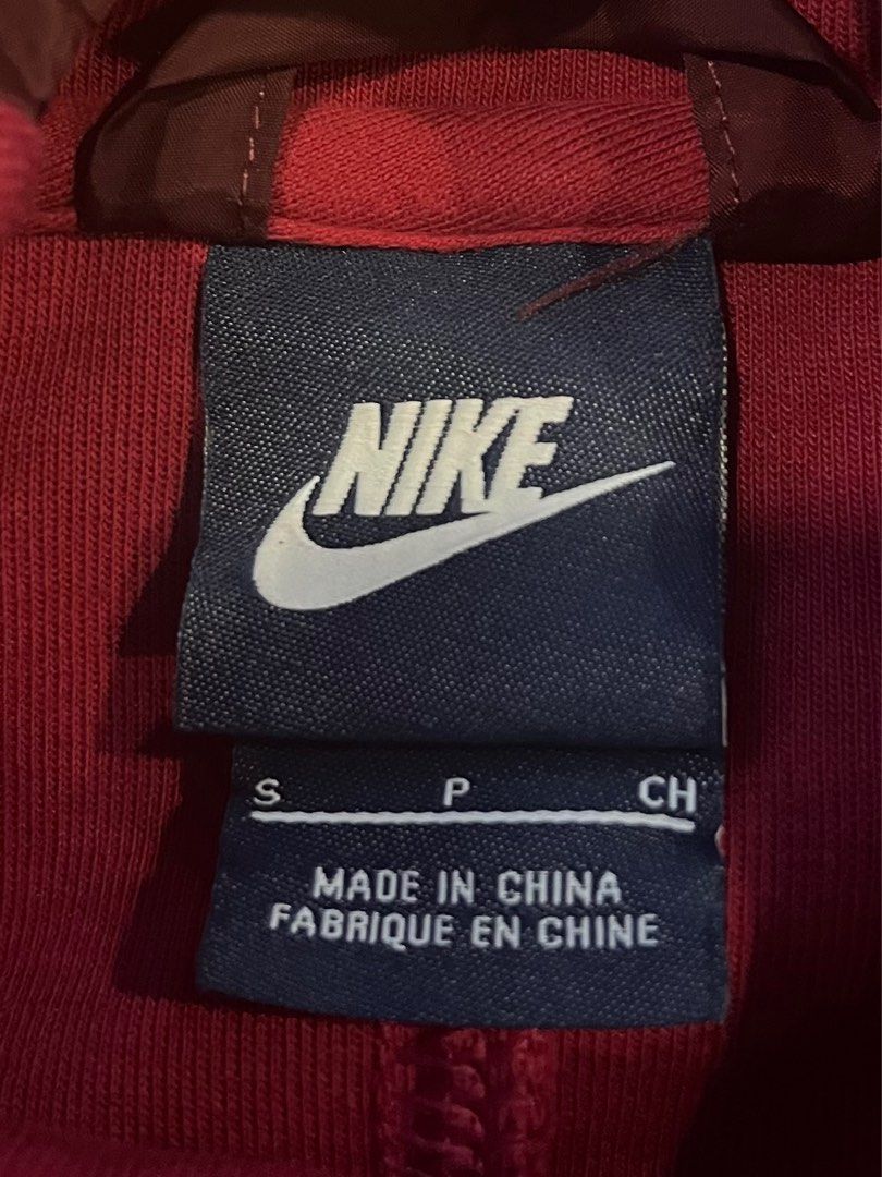 Red Nike Tech Fleece Full Zip Hoodie, Men's Fashion, Coats, Jackets and Outerwear on Carousell