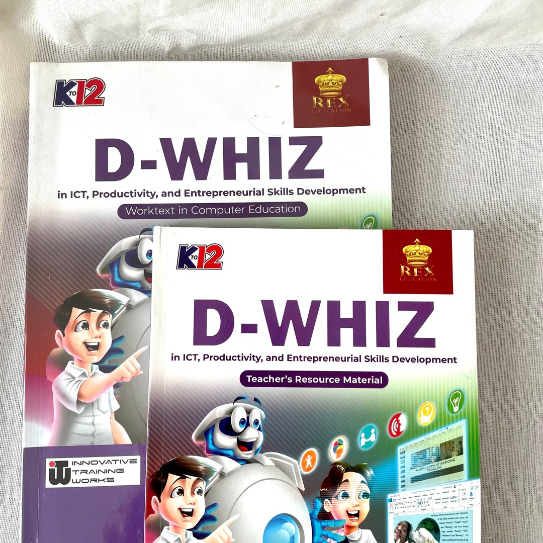 REX D-Whiz (Computer WorkBook) with Teacher’s Manual: Grade 5 on Carousell