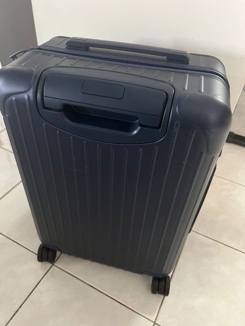 Rimowa essential cabin lightweight carry on matte blue, Hobbies & Toys ...