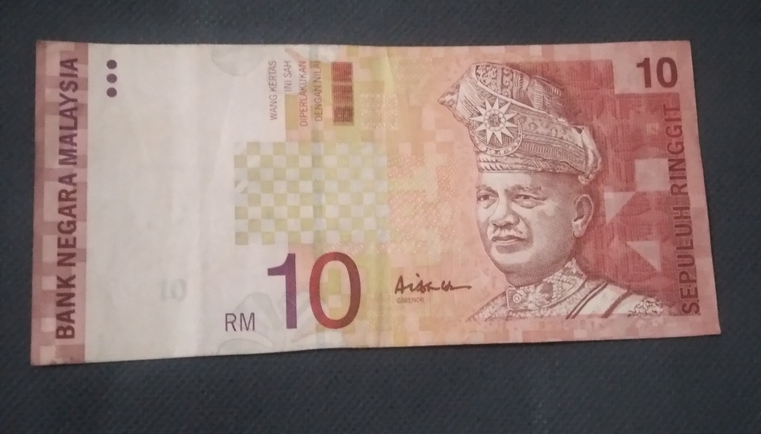 RM10 money banknote sign gabenor Ali Abu Hasan, Hobbies & Toys ...