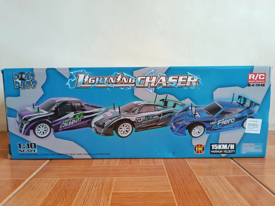 Road Rats Green Lightning Chaser Remote Control Race Car on Carousell