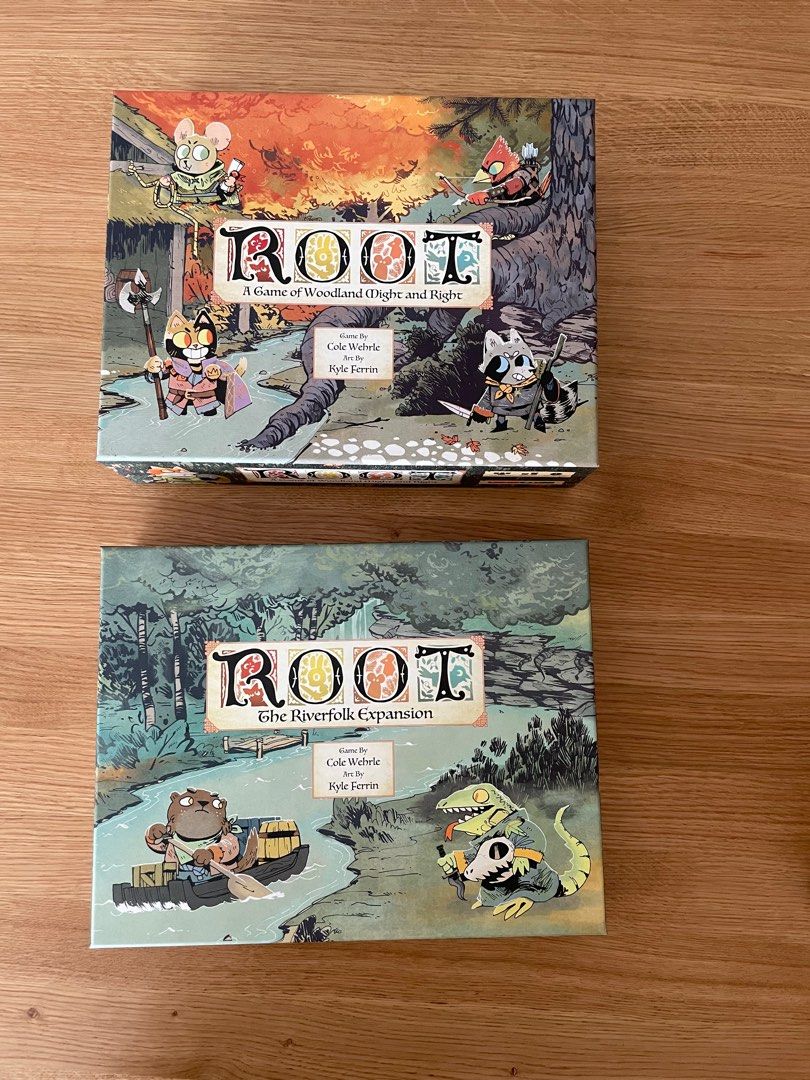 Root board game with expansion. A game of woodland night and right. The ...