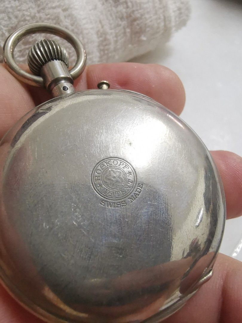 Roskopf pocket watch, Hobbies & Toys, Collectibles & Memorabilia ...