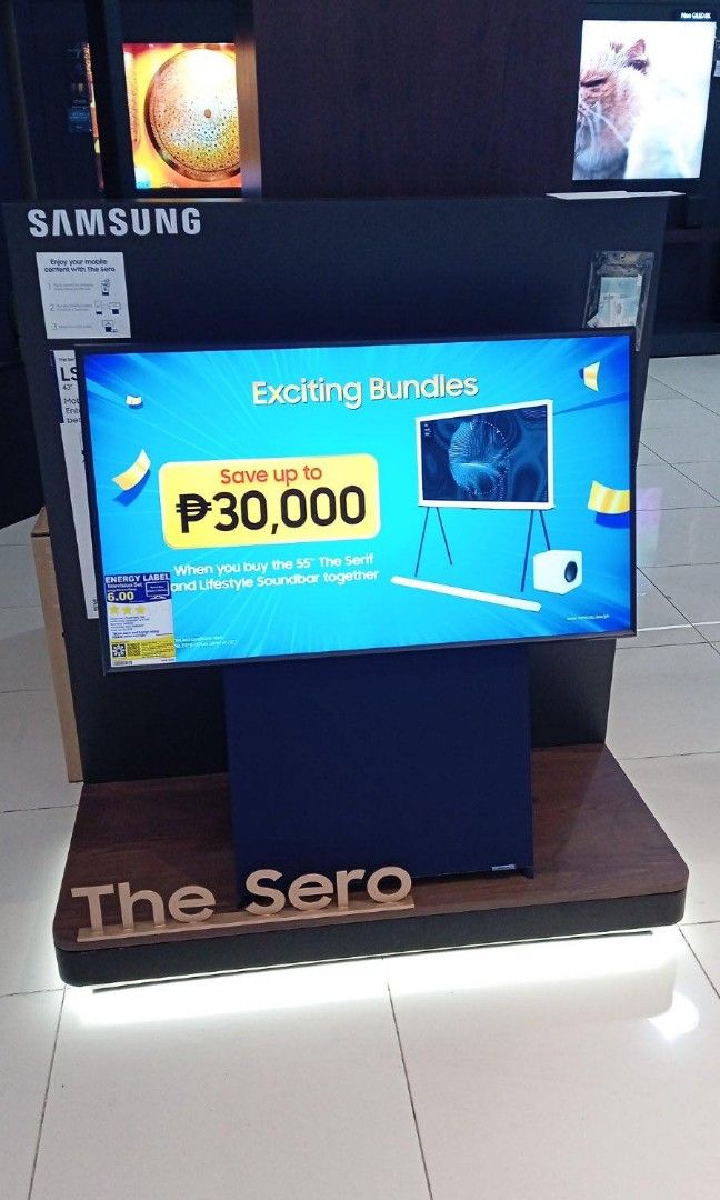 SAMSUNG THE SERO 43LS05B, TV & Home Appliances, TV & Entertainment, TV on Carousell