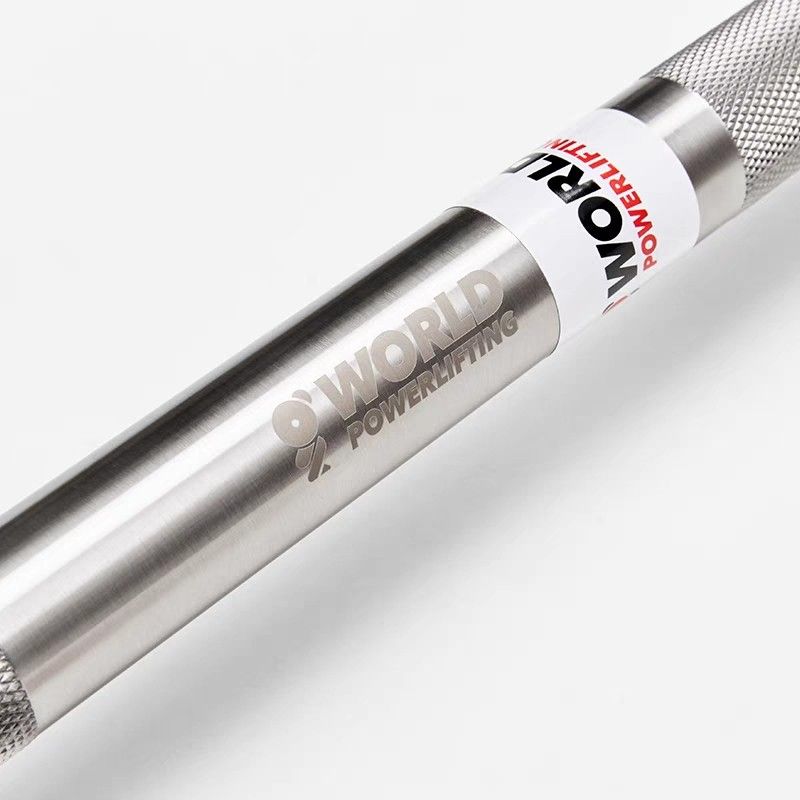 SAMTEK World Powerlifting Approved Stainless Steel Competition Bar BN ...