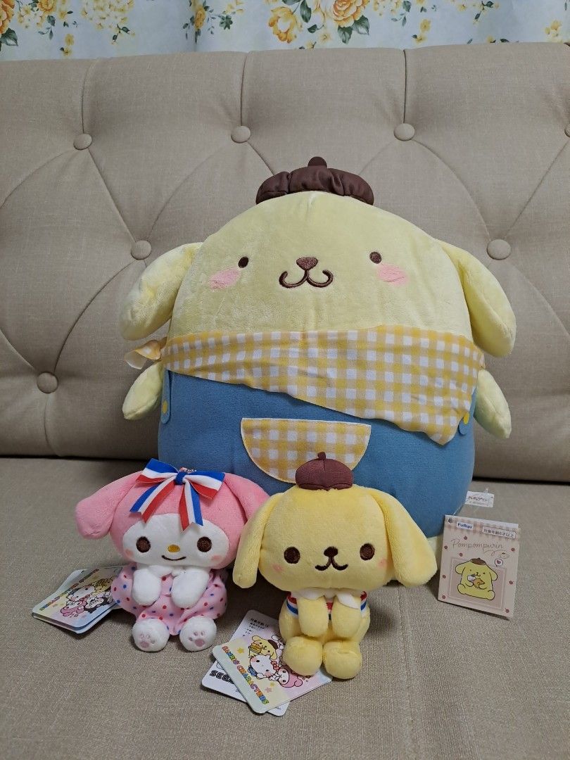 Sanrio Pompompurin soft plush toy, Hobbies & Toys, Toys & Games on ...