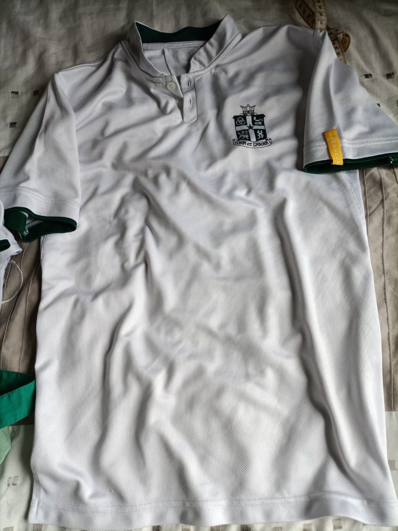 School uniform SJI Mandarin collar PE (Lawrence house), Men's Fashion ...