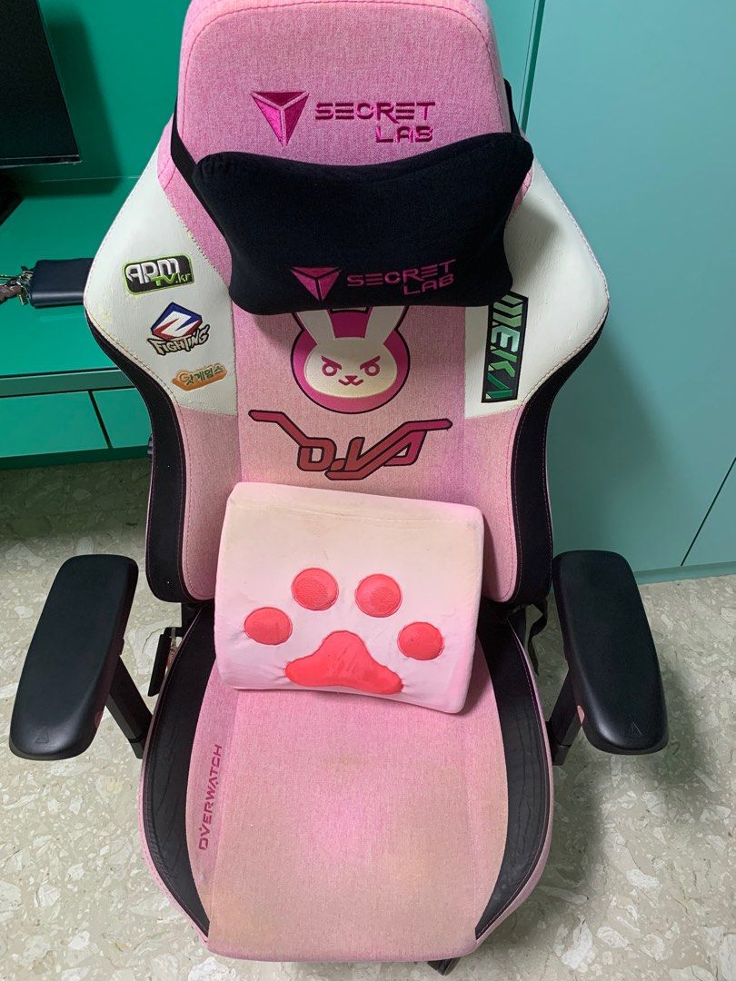 SecretLab Titan Softweave Fabric Gaming Chair Overwatch Dva Edition ...