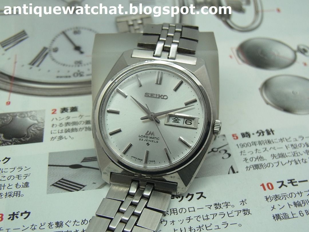 SEIKO LORD MATIC 23 JEWELS 5606-7000 AUTOMATIC 1970's, Men's Fashion, Watches & Accessories ...