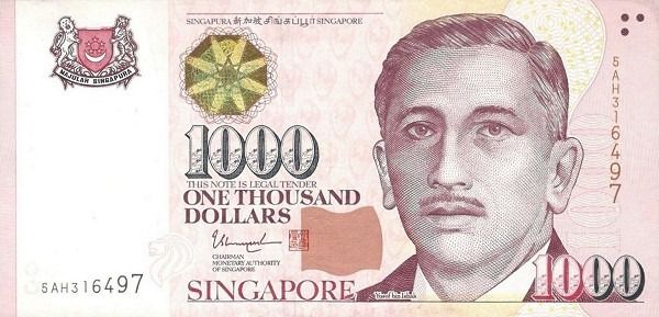 SGD 1k banknote / New, Hobbies & Toys, Memorabilia & Collectibles ...