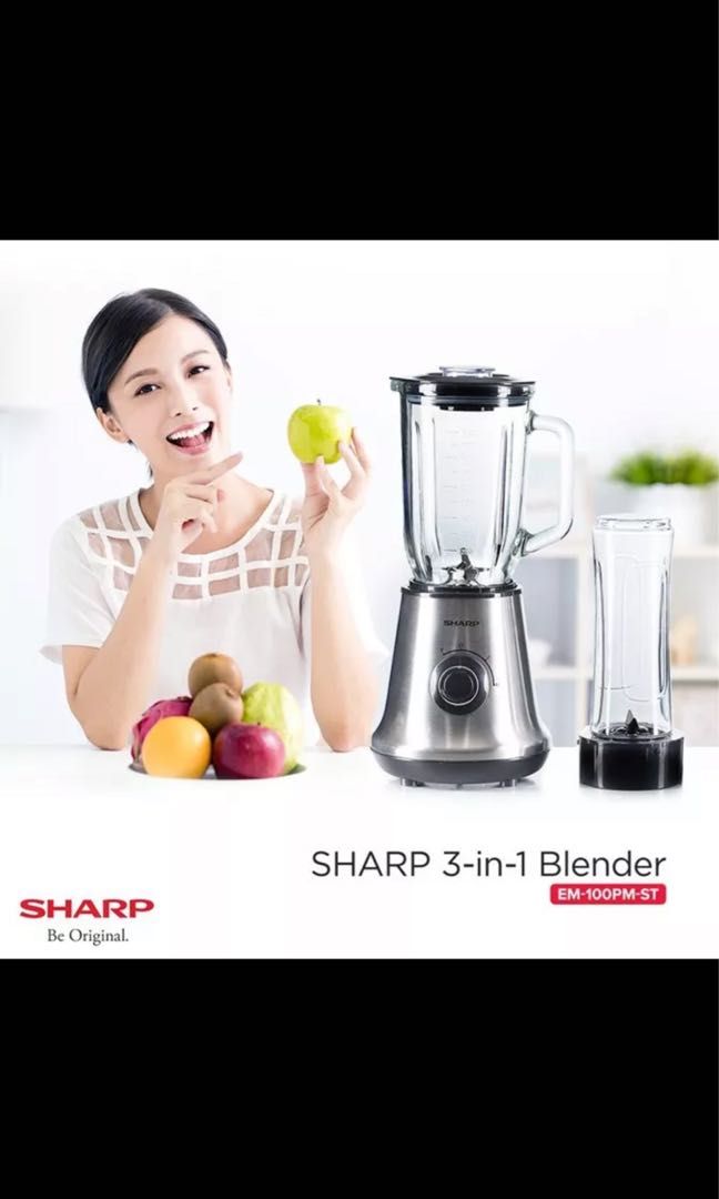 Sharp 3 in 1 blender, TV & Home Appliances, Kitchen Appliances, Juicers, Blenders & Grinders on ...