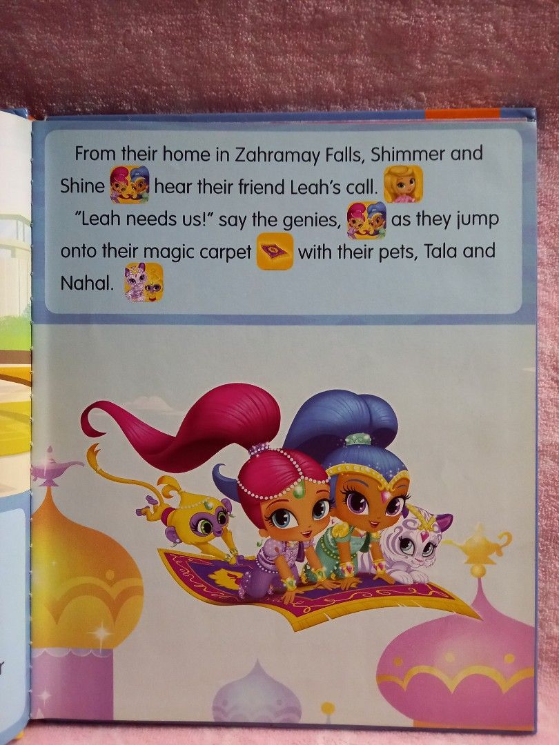 Shimmer and Shine Three Wishes a Day book on Carousell
