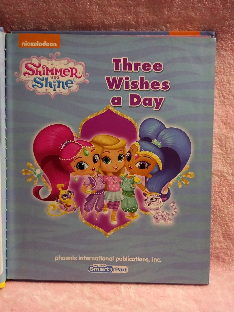 Shimmer and Shine Three Wishes a Day book on Carousell