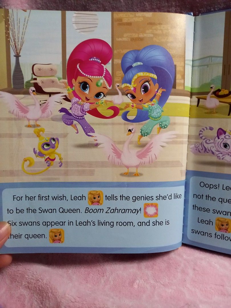 Shimmer and Shine Three Wishes a Day book on Carousell