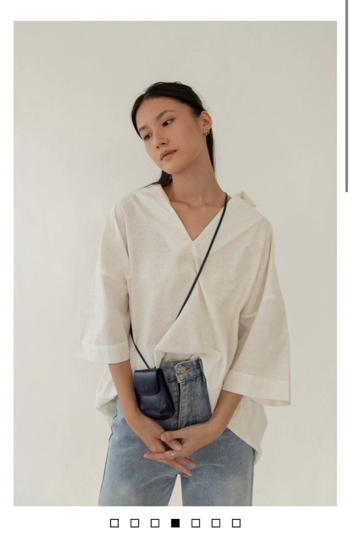 Shopatvelvet Studio Now Lydia Top White, Women's Fashion, Tops, Blouses on Carousell