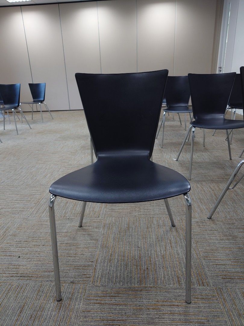Simple & Chic stackable Office Chair, Furniture & Home Living ...
