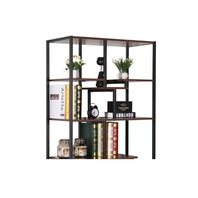 Simple living room floor shelf display shelf flower shelf Solid wood ...