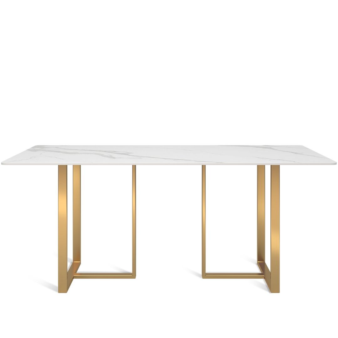 Sintered Stone Dining Table GEMINI GOLD, Furniture & Home Living ...