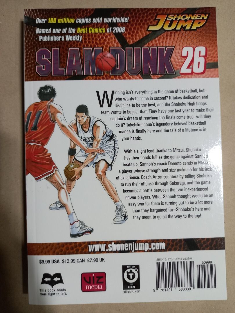 Slam Dunk Manga Volume 26 on Carousell
