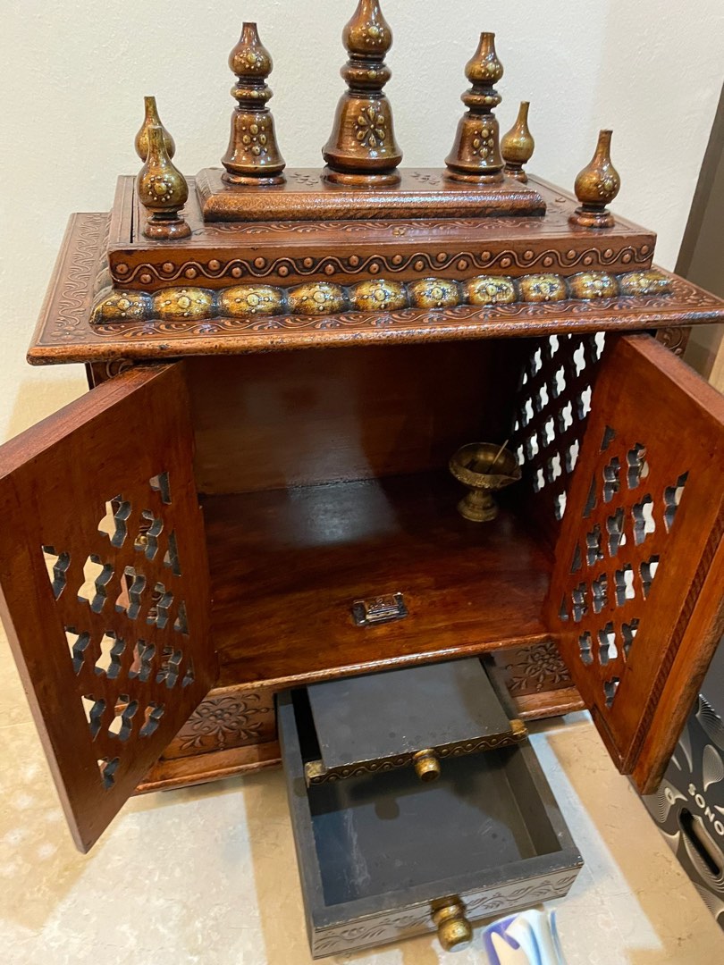 Small Hindu Prayer Altar, Furniture & Home Living, Home Decor, Other ...