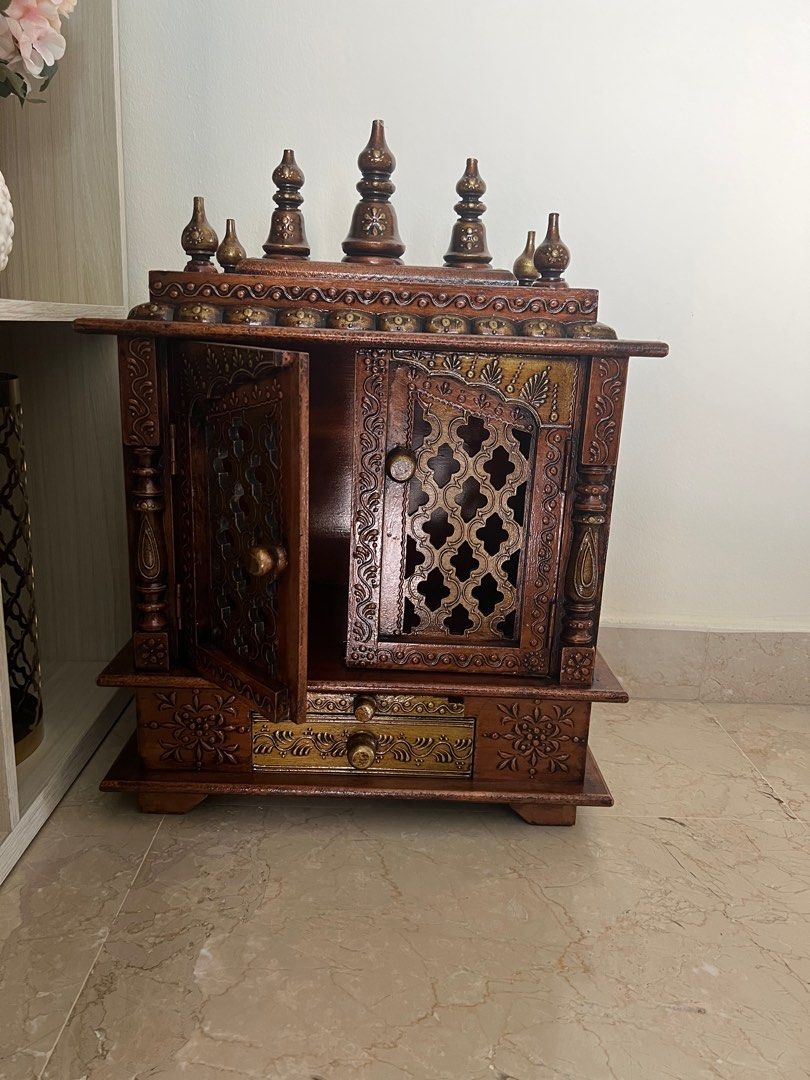 Small Hindu Prayer Altar, Furniture & Home Living, Home Decor, Other ...