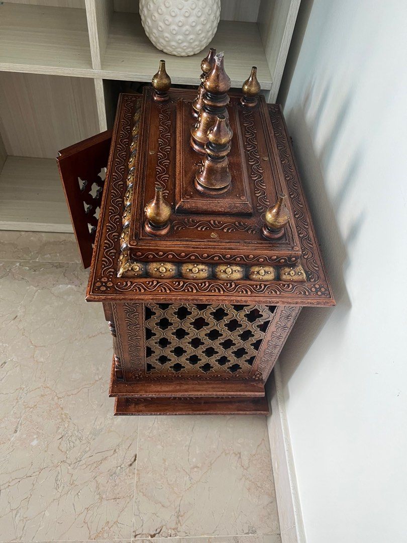 Small Hindu Prayer Altar, Furniture & Home Living, Home Decor, Other ...