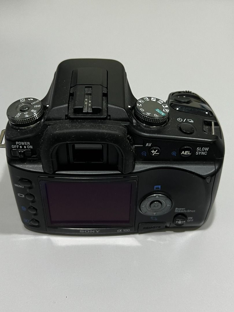 Sony Alpha A100 DSLR Camera Body, Photography, Cameras on Carousell