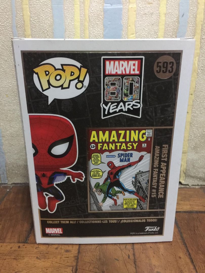 Spider-man (Amazing Fantasy #15) Funko Pop on Carousell