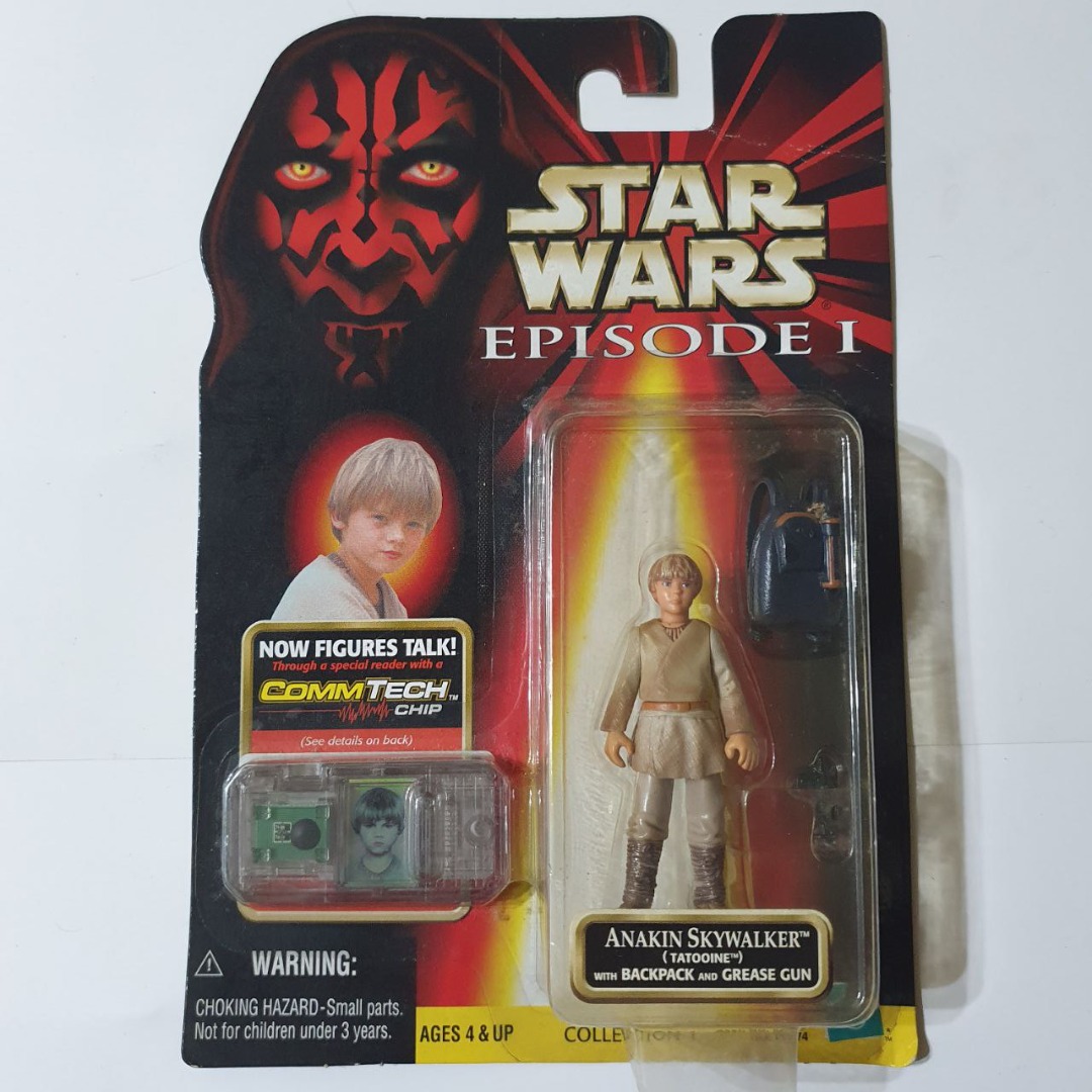 Star Wars, Episode 1, Anakin Skywalker with backpack and grease gun ...