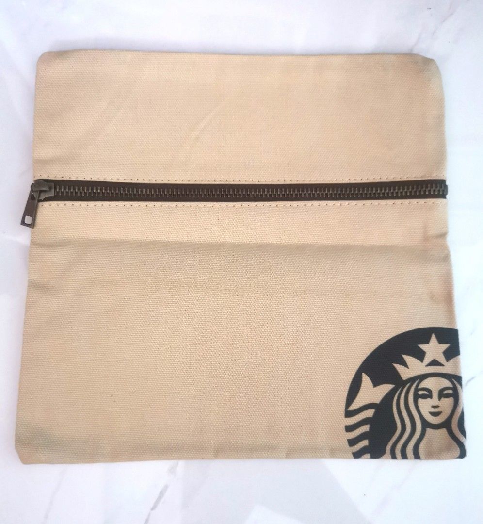 Starbucks pouch, Fesyen Wanita, Tas & Dompet di Carousell