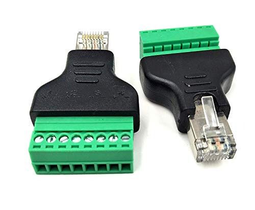 [Stockist.SG] Maxhood RJ45 Screw Terminal, RJ45 Breakout /RJ45 Male To ...