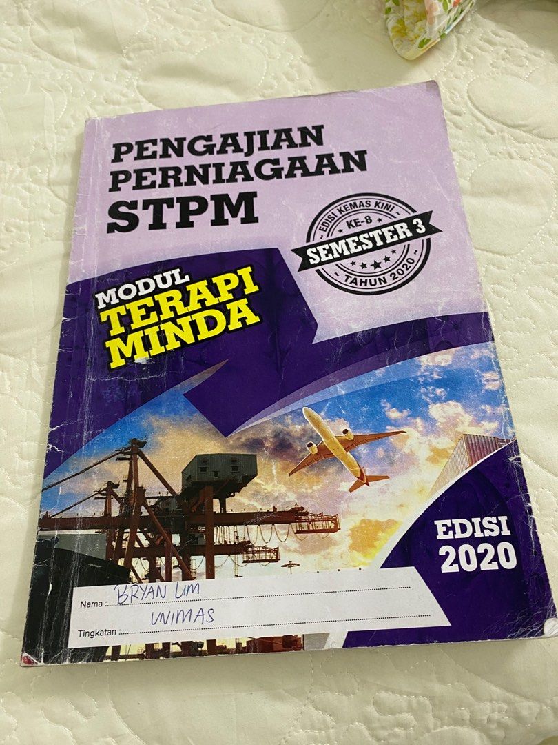 STPM MODUL TERAPI MINDA PENGAJIAN PERNIAGAAN SEM 3, Hobbies & Toys ...