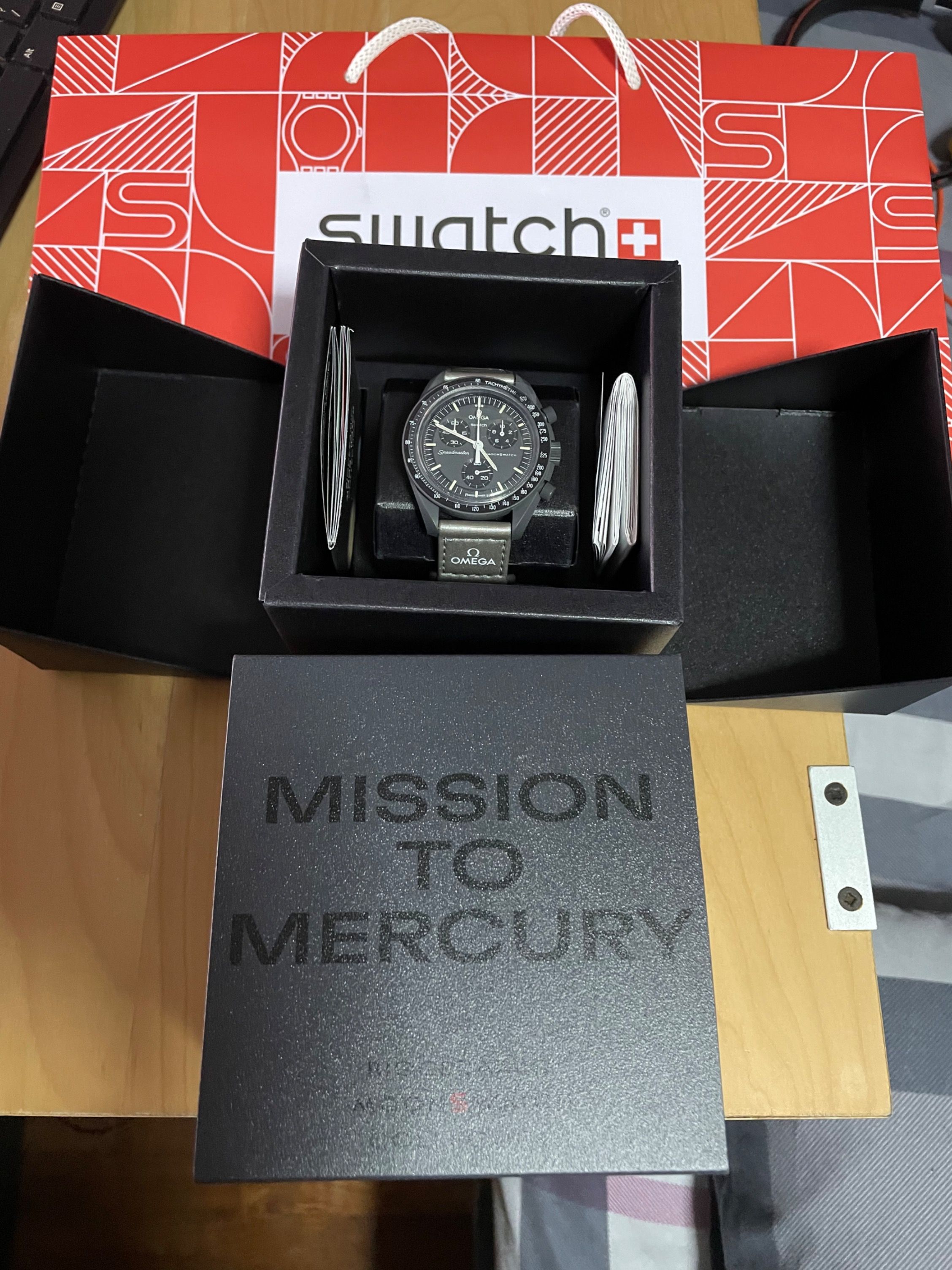 Swatch x Omega Mission to Mercury, Luxury, Watches on Carousell