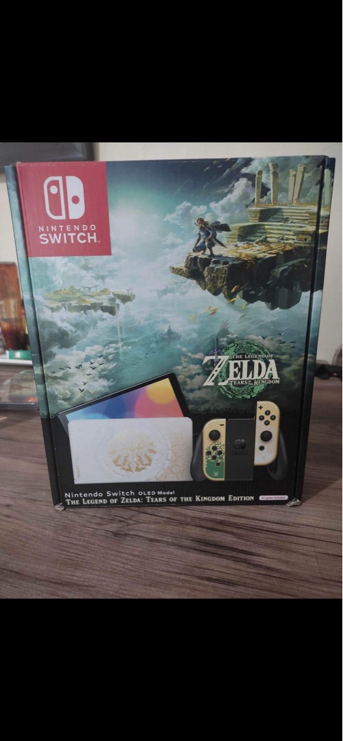 Switch Oled Zelda limited edition, Video Gaming, Video Game Consoles ...