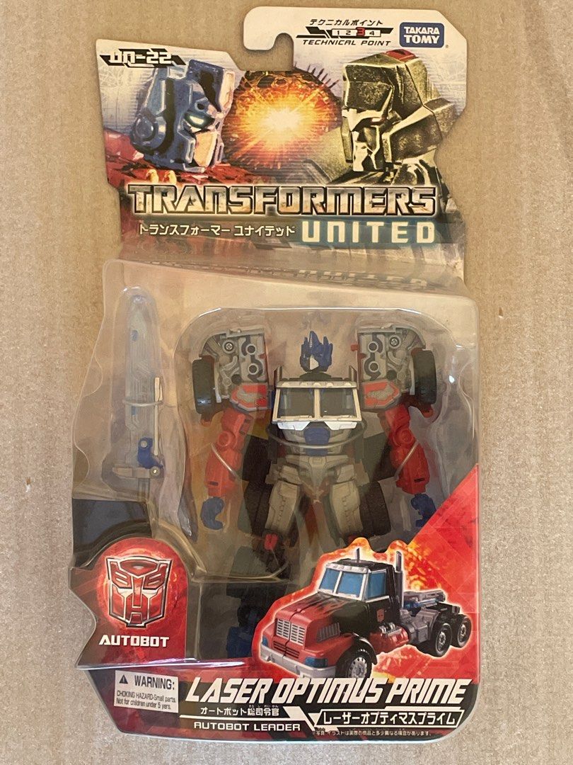 Takara Tomy - Transformers United - Laser Optimus Prime & Megatron ...