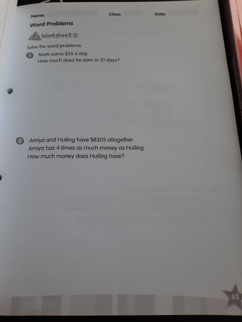 Targeting Mathematics workbook for class 4 (4B ), Hobbies & Toys, Books ...