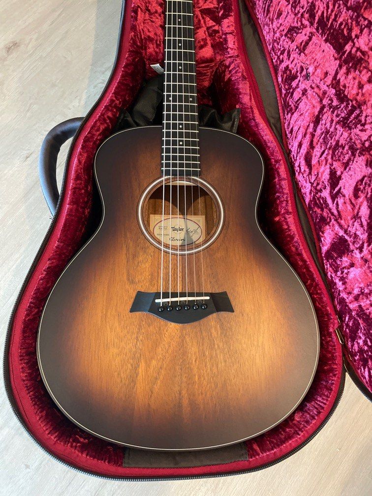 Taylor GS Mini-e Koa Plus Acoustic Guitar w/Aerocase, Shaded Edgeburst ...