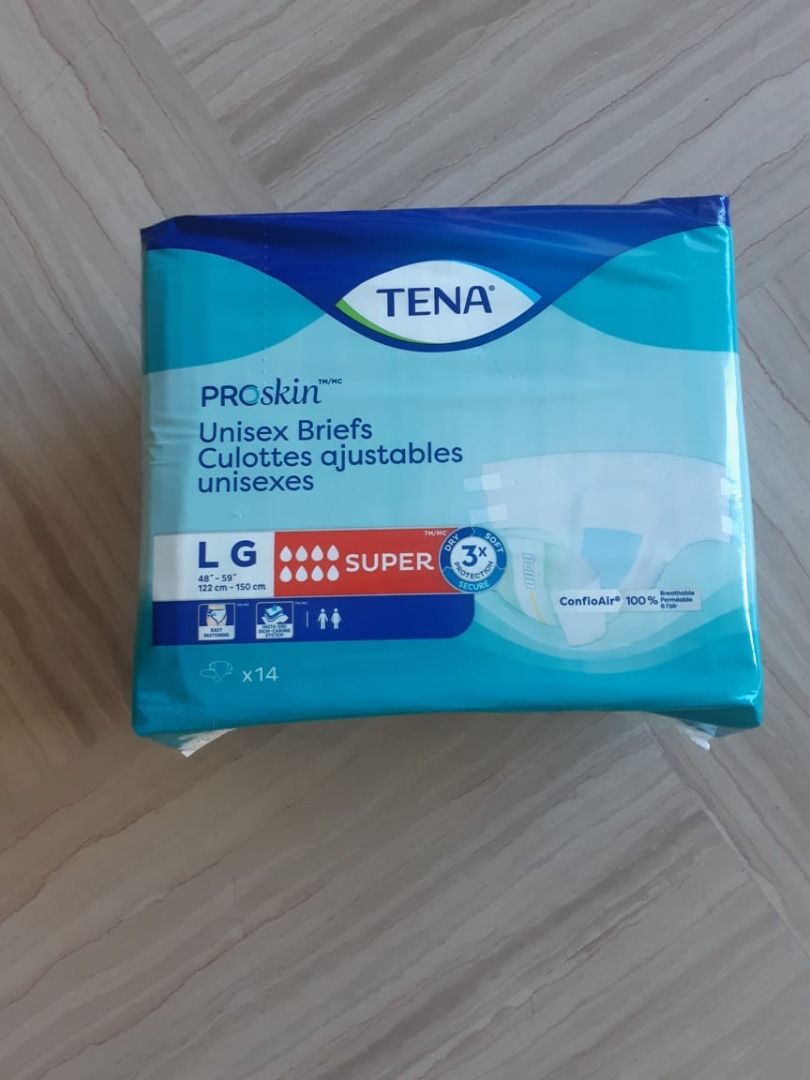Tena Adult Diapers Large - 11 packs , Health & Nutrition, Assistive ...