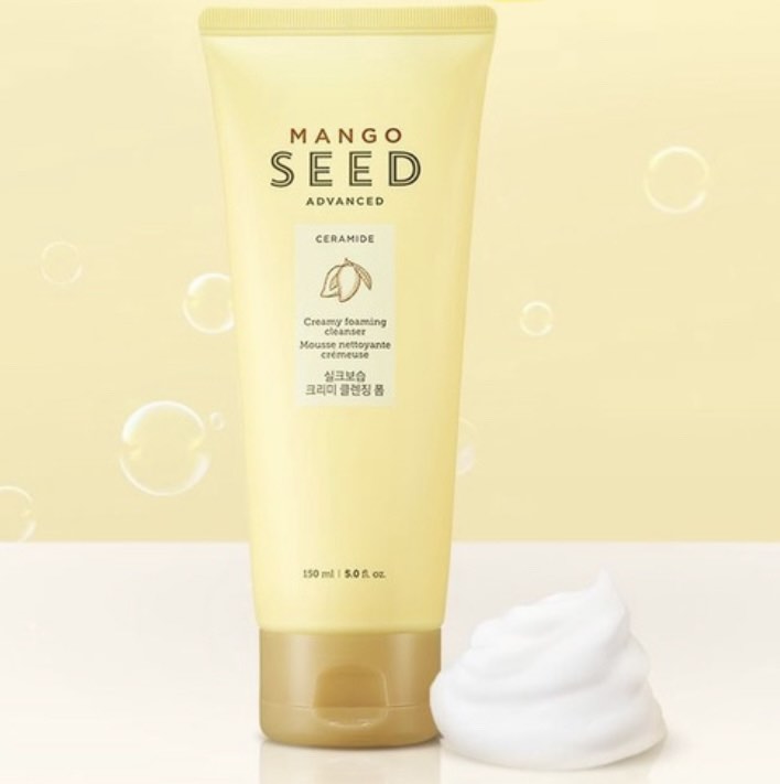 The Face Shop Mango Seed Advanced Creamy Foaming Cleanser on Carousell