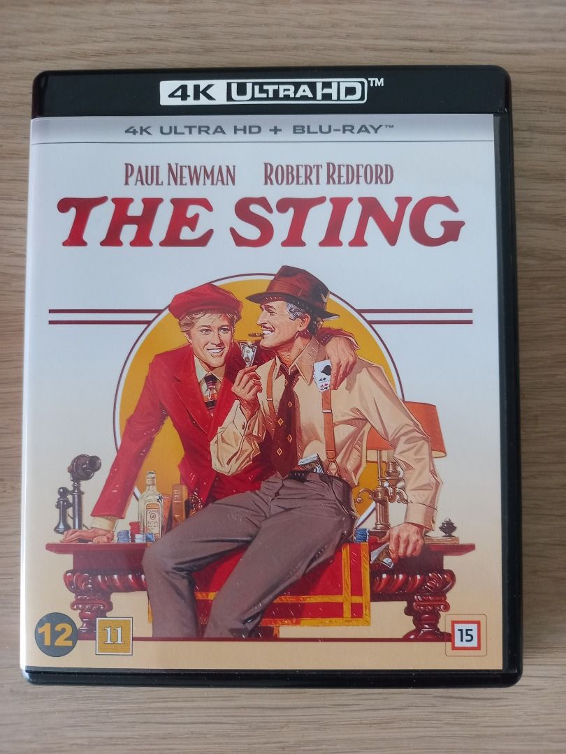The Sting (4K UHD 2021) Paul Newman, Rober Redford, 1973, Hobbies & Toys, Music & Media, CDs ...