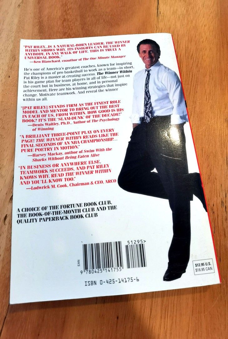 The Winner Within A Life Plan For Team Players Book By Pat Riley ...
