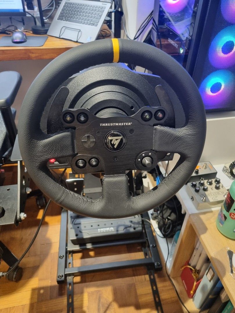 Thrustmaster TX RW Leather Edition, Video Gaming, Gaming Accessories ...